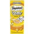 Temptations Creamy Food Flavored Lickable Spoons Wet Cat Treat, Chicken ...