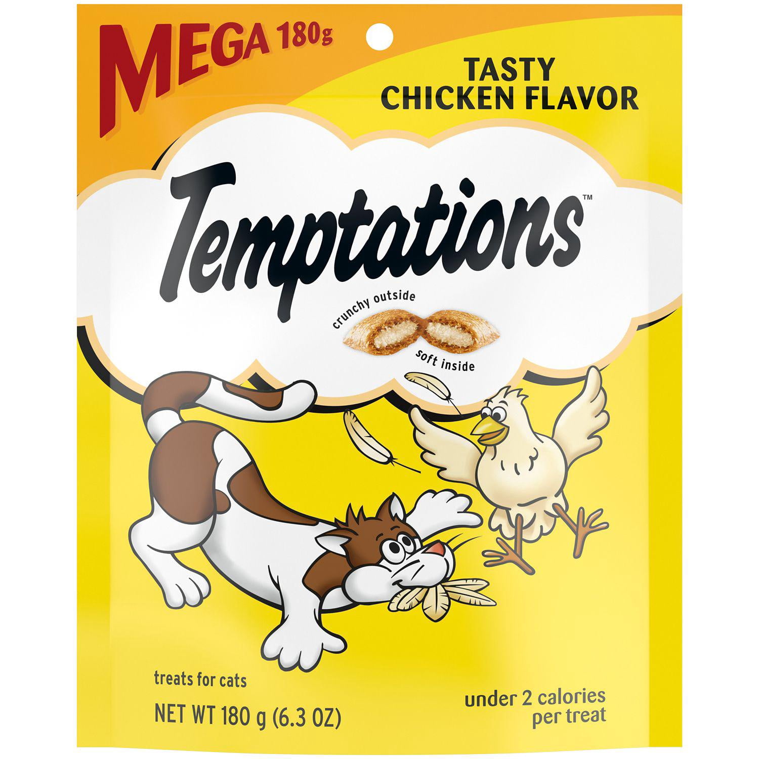 Temptations TEMPTATIONS Classic Crunchy and Soft Cat Treats Tasty ...
