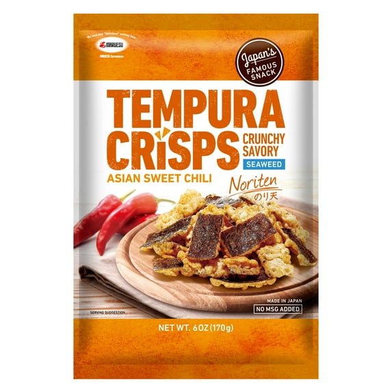Tempura Seaweed Crisps Asian Sweet Chili Noriten Japanese Snack 170G ...