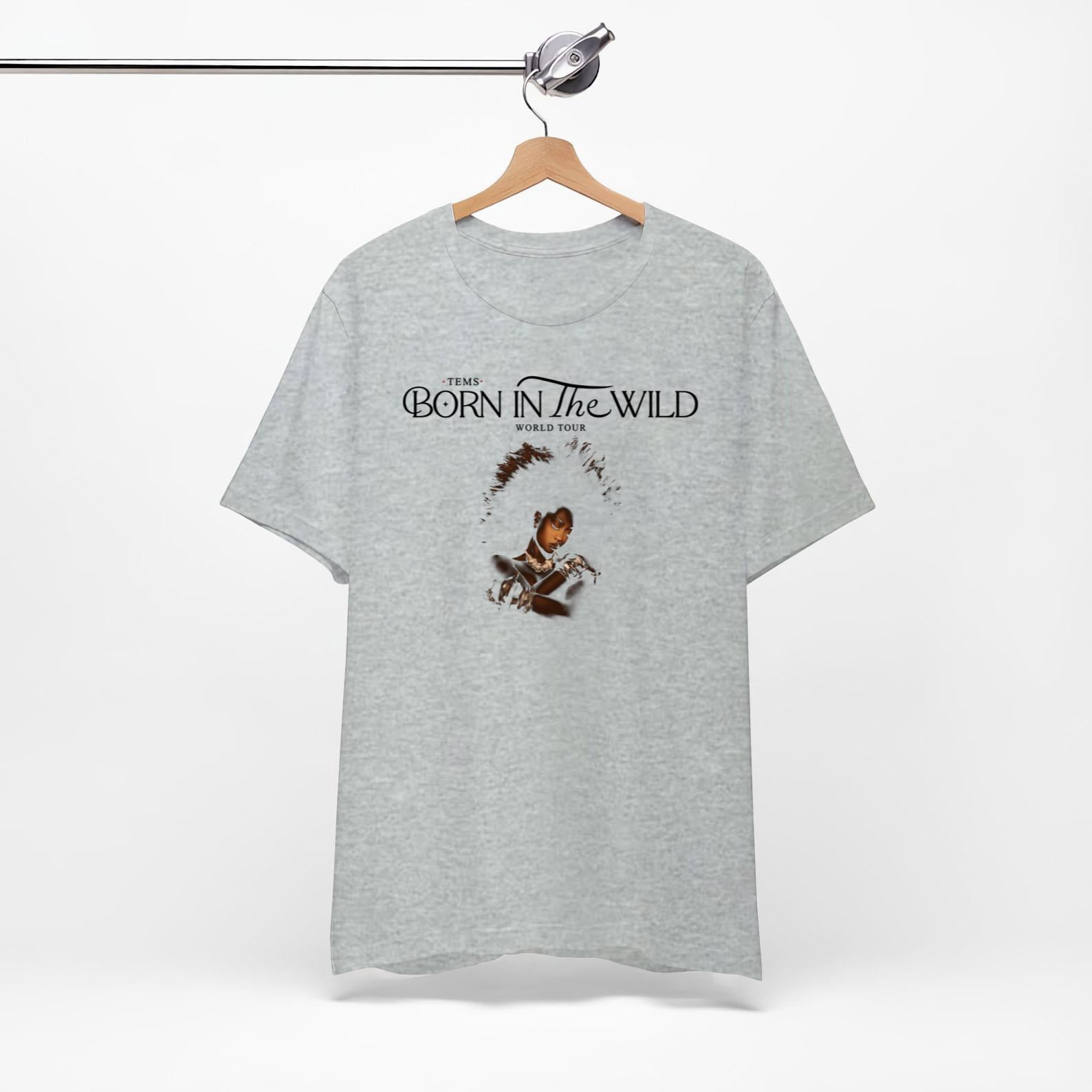 Tems - Born in the Wild 2024 Tour TShirt, Tems Fan Shirt Tems 2024 ...