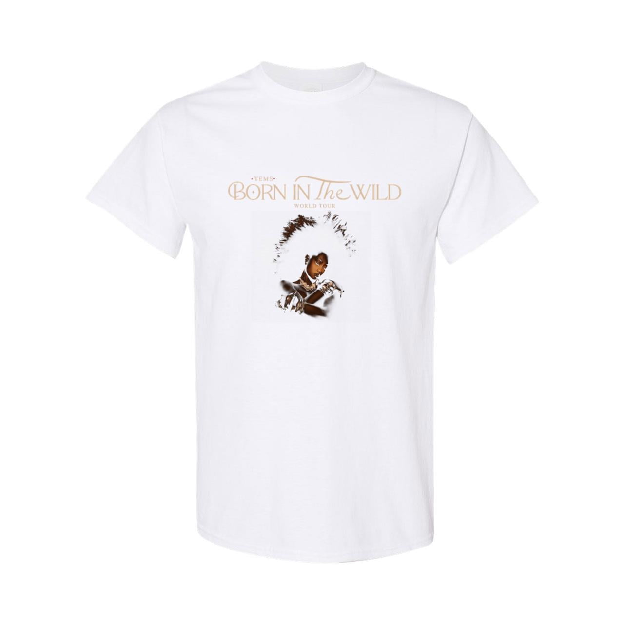 Tems - Born in the Wild 2024 Tour TShirt, Tems Fan Shirt Tems 2024 ...