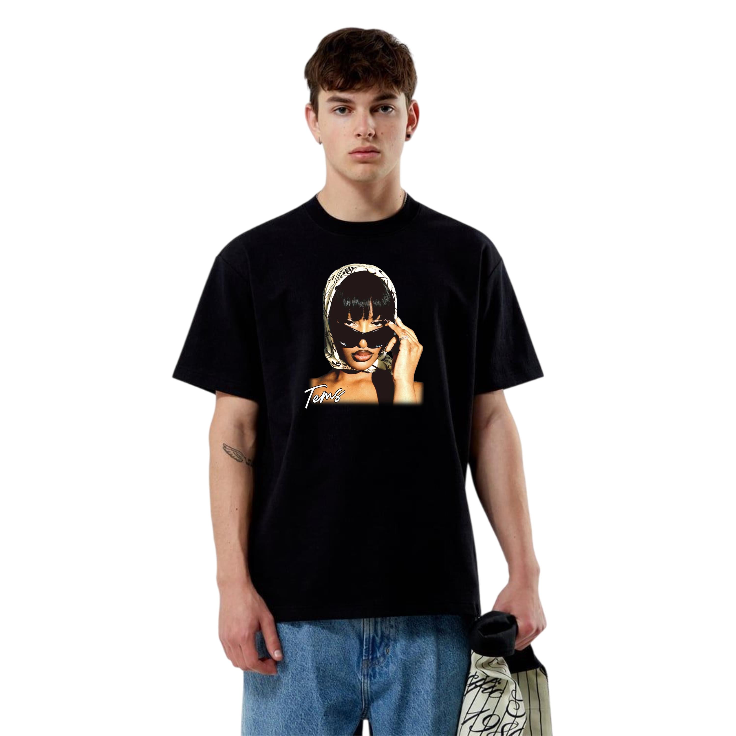 Tems Tour Hip Hop Rap Tee T-Shirt Music Artist Merch, for men & women ...