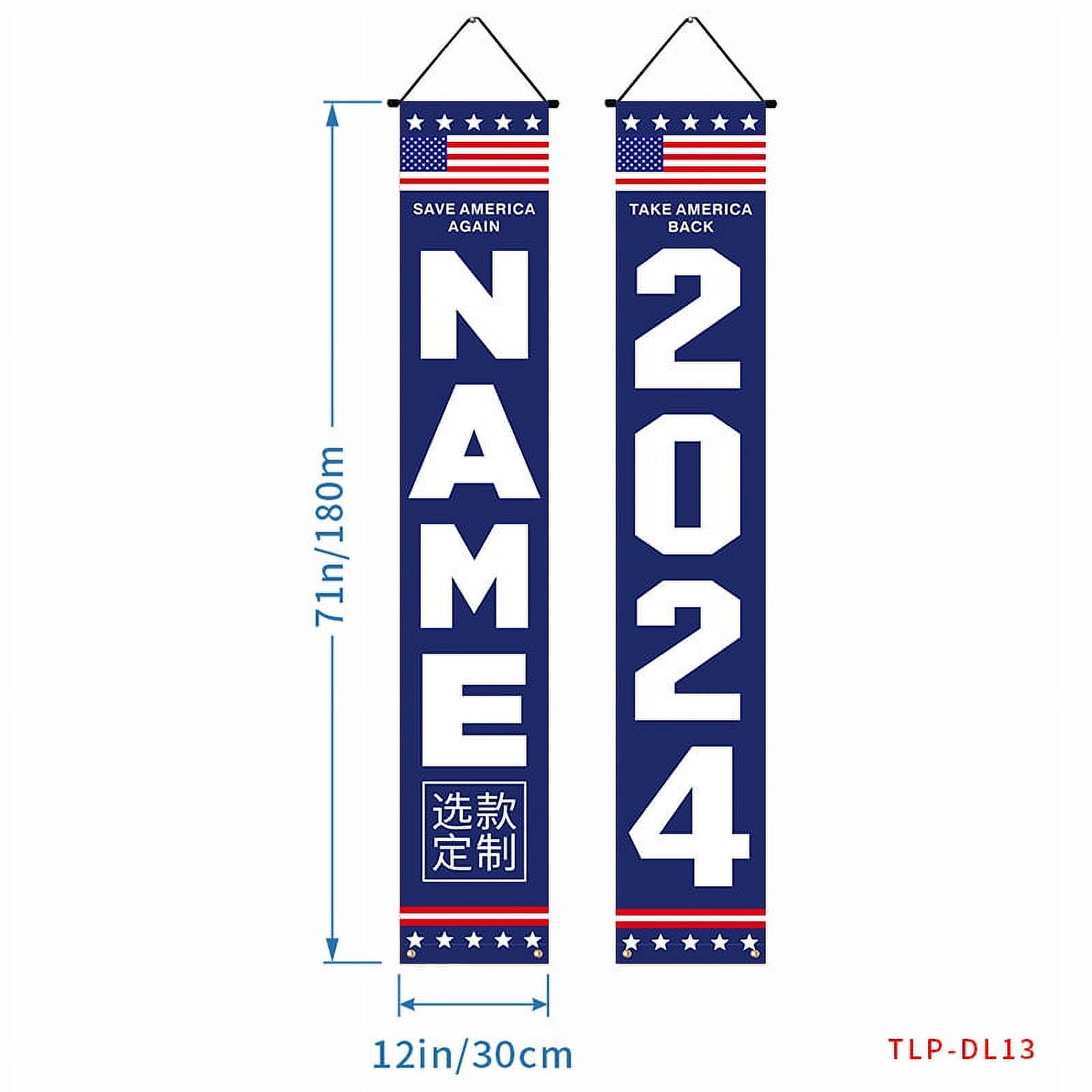 Temu 2024 Campaign Trump Couplet US New Presidential Election Couplet ...