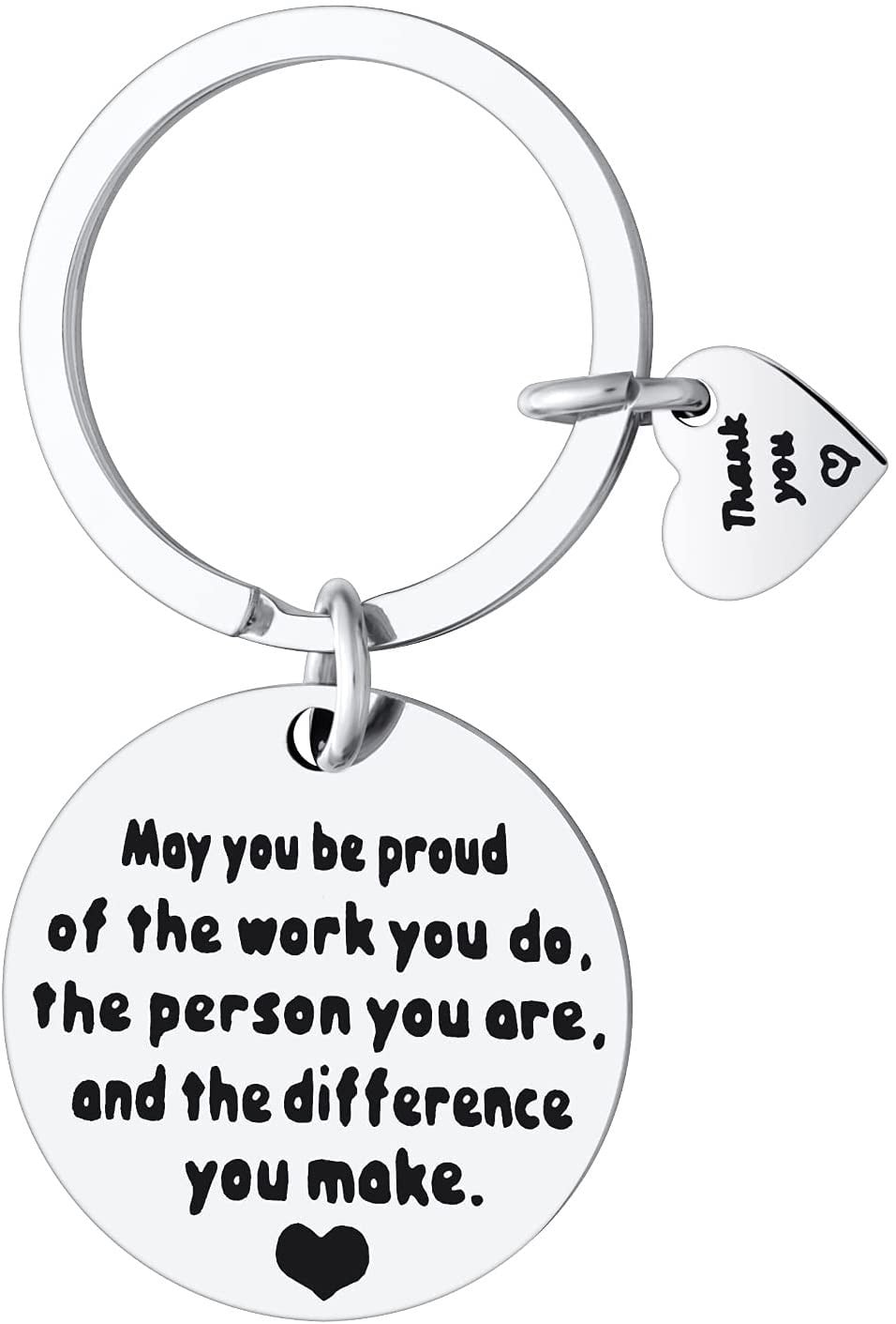 Temu drip rainbow stainless steel keychain Versatile Use Convenient ...