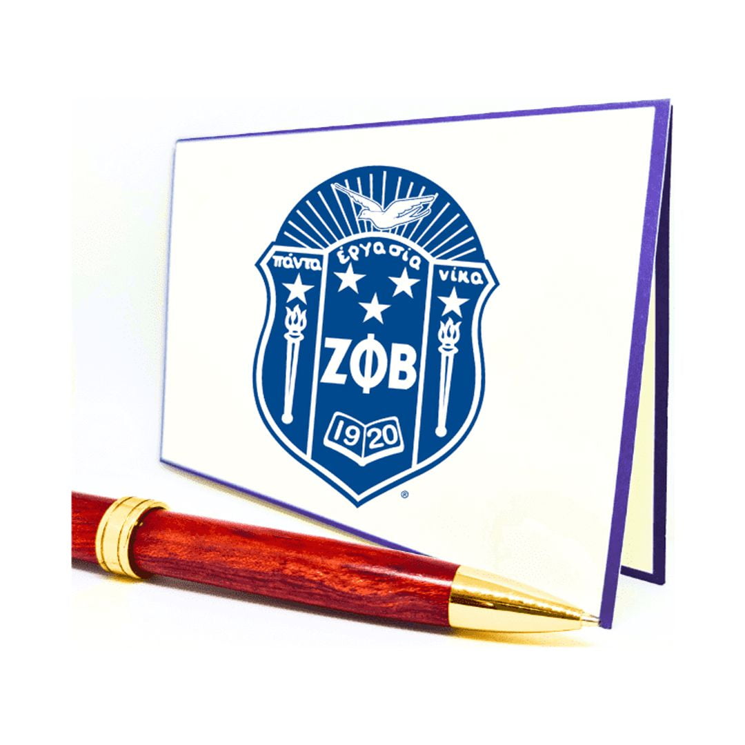 Ten (10) Zeta Phi Beta Greeting Cards with envelopes - Walmart.com