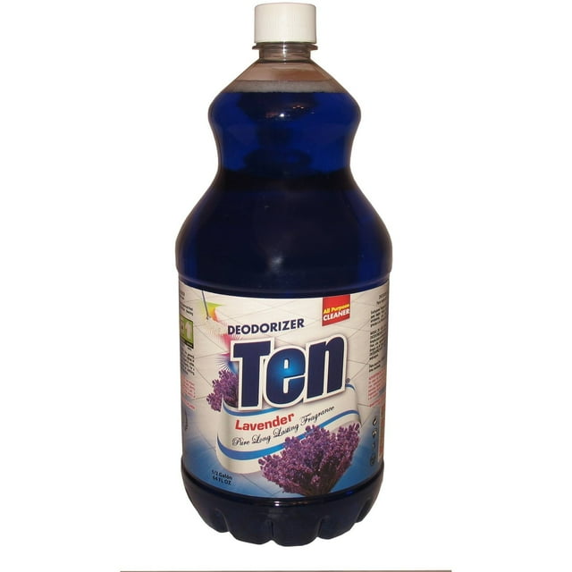 Ten All Purpose Liquid Cleaner Lavender Scent 64 Fluid Ounces Use It on ...