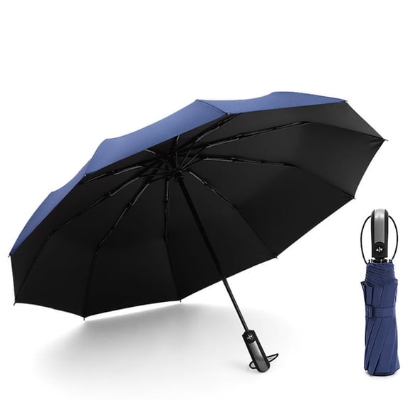 Ten-Bone Automatic Vinyl Umbrella - Walmart.com