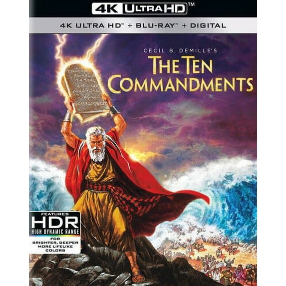 Ten Commandments (1956) [UHD] - Walmart.com