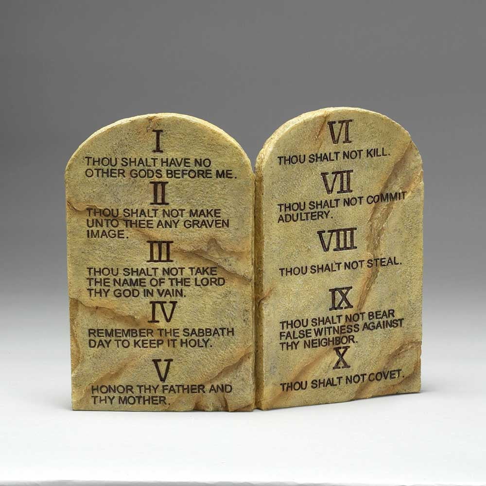 Ten Commandments, Folding Plaque - Walmart.com