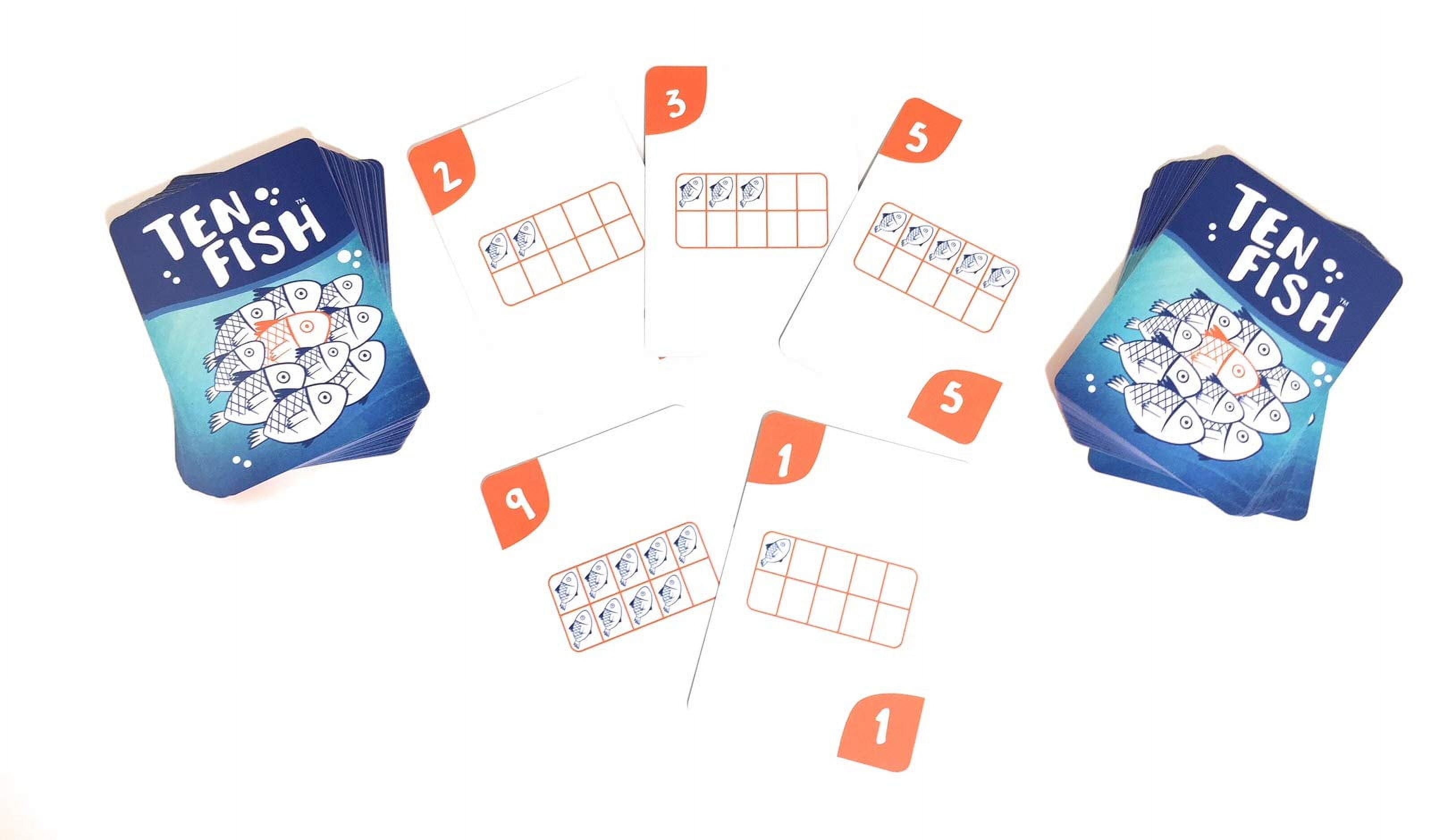 Ten Fish Math Card Game - Family Friendly Educational Cool Math Games ...
