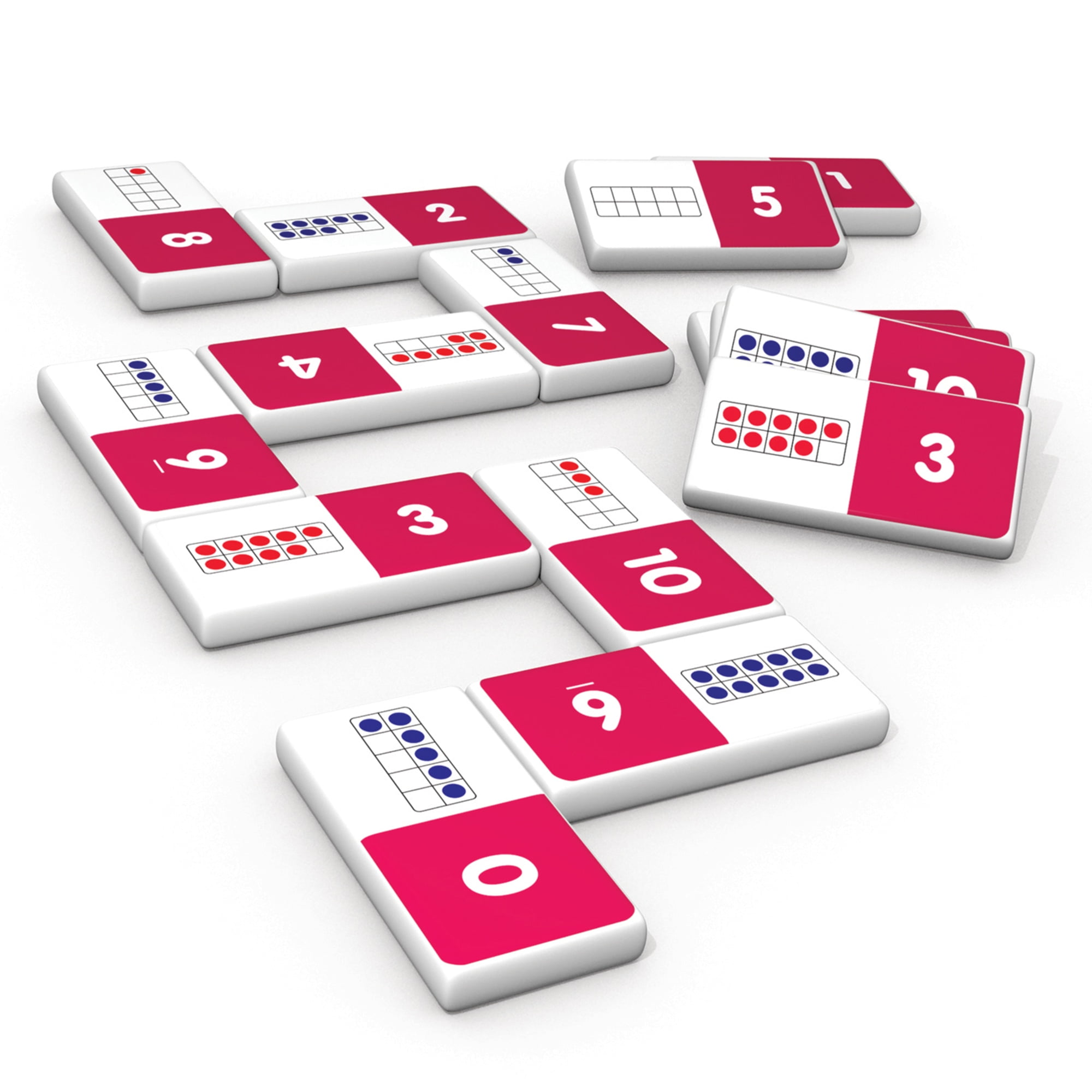Ten Frame Dominoes Junior Learning Activity Cards for Ages 4-5 ...