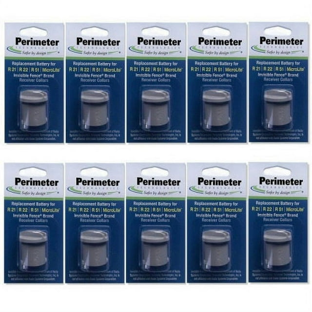Ten Pack Dog Fence Batteries for Invisible Fence R21 & MicroLite ...
