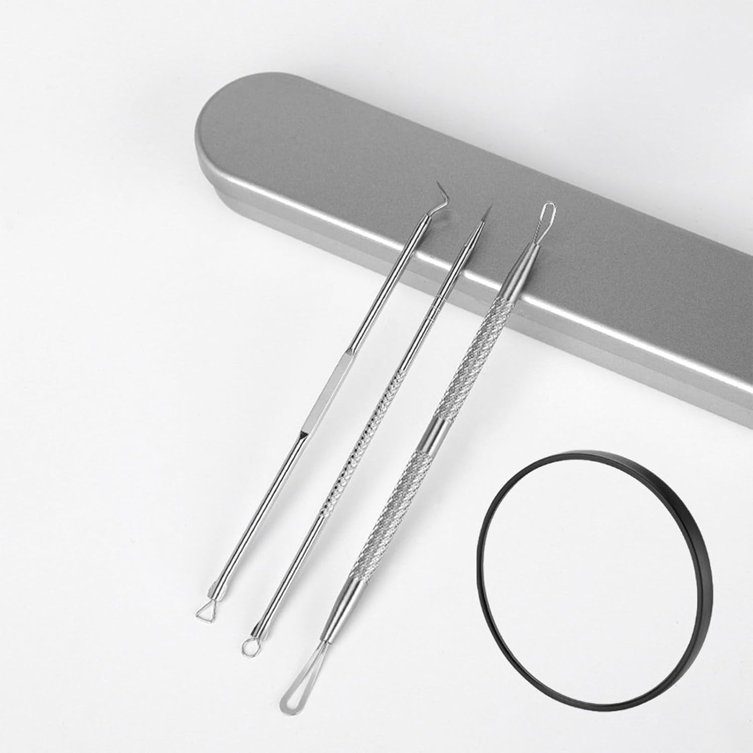 Ten-Piece Set Blackhead Tools, Stainless Steel Blackhead Tweezers ...