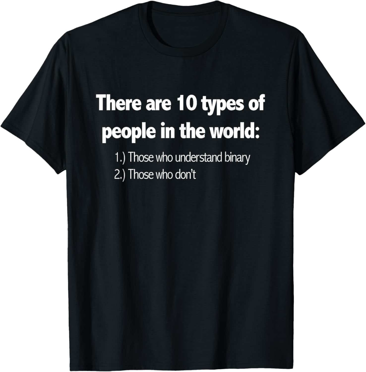 Ten Types Of People Understand Binary Funny Math Joke Shirt mens t ...