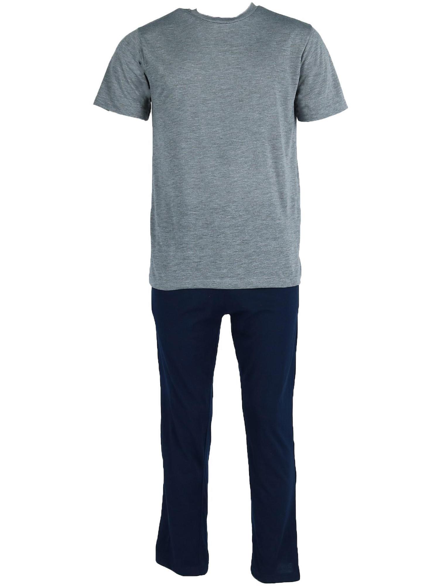Ten West Apparel Knit Tee and Lounge Pant Pajama Set (Men) - Walmart.com
