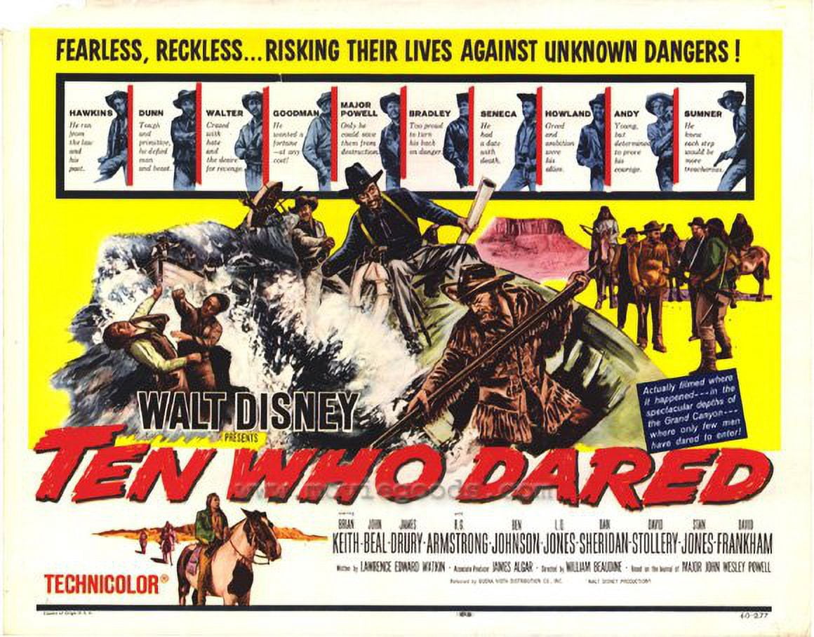 Ten Who Dared - movie POSTER (Half Sheet Style A) (22" x 28") (1960 ...