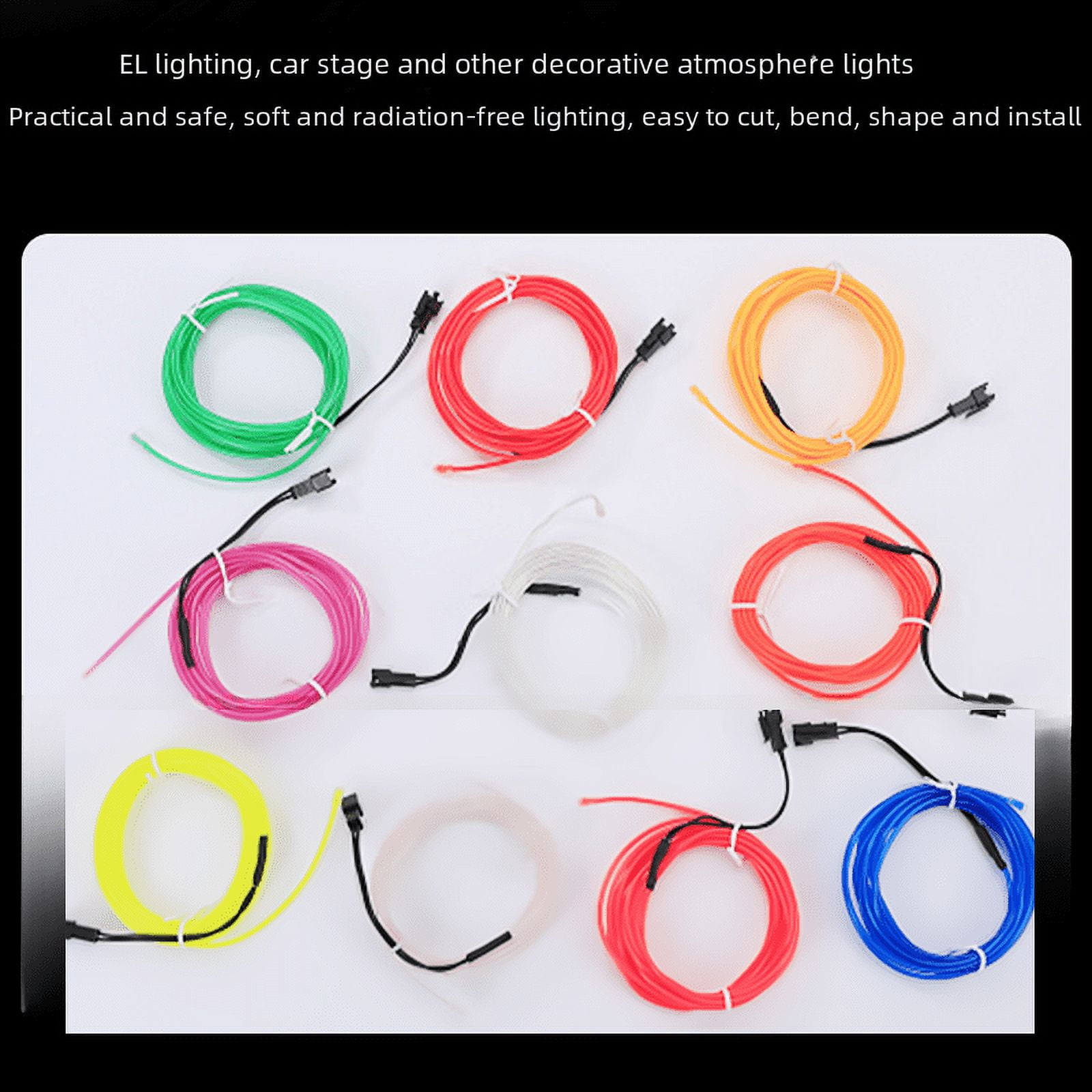 Ten-color el cold light car interior modified atmosphere light with ...