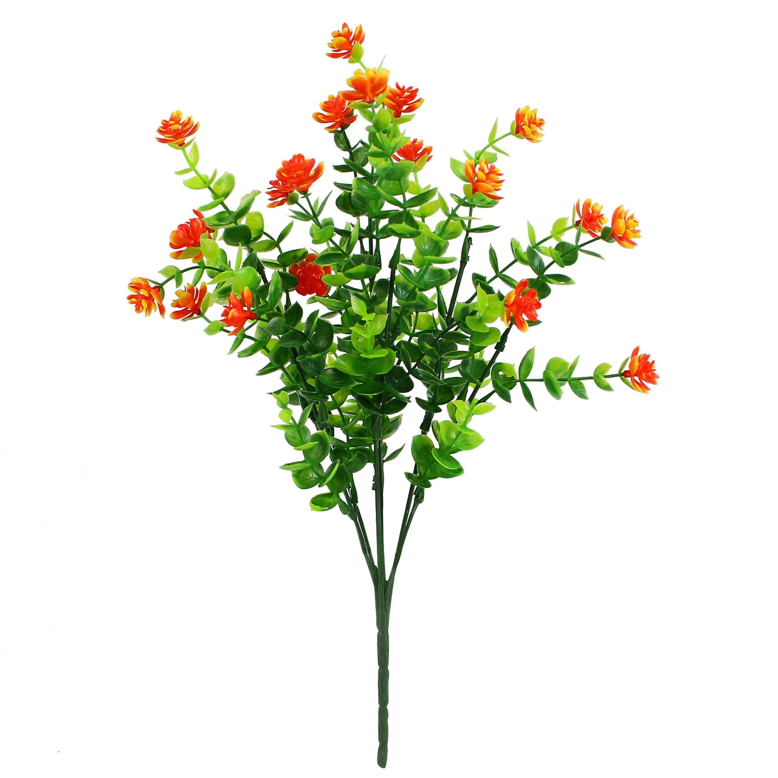 TenKen Clearance Artificial Outdoor Plants 15PC Artificial Flower Latex ...