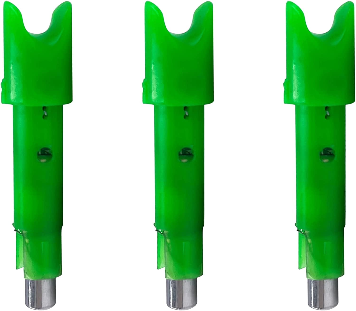 TenPoint Alpha-Blaze Lighted Nock Green 3Pk - Arrows W/ HP Aluminum ...