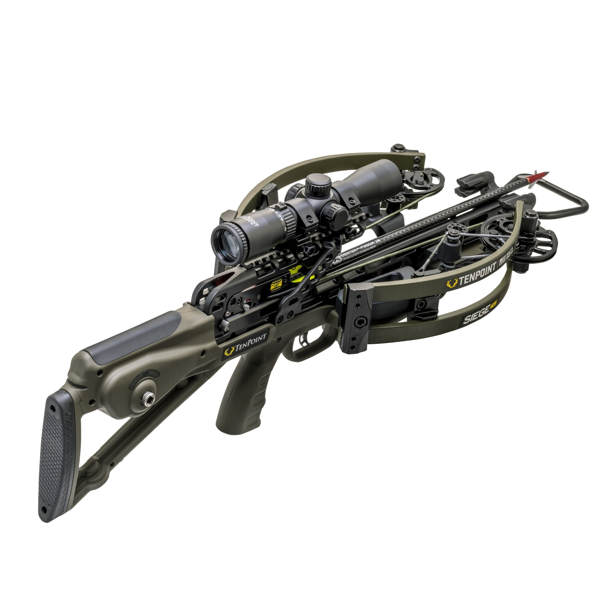 TenPoint Siege 425 Crossbow, Moss Green - 425 FPS - Walmart.com