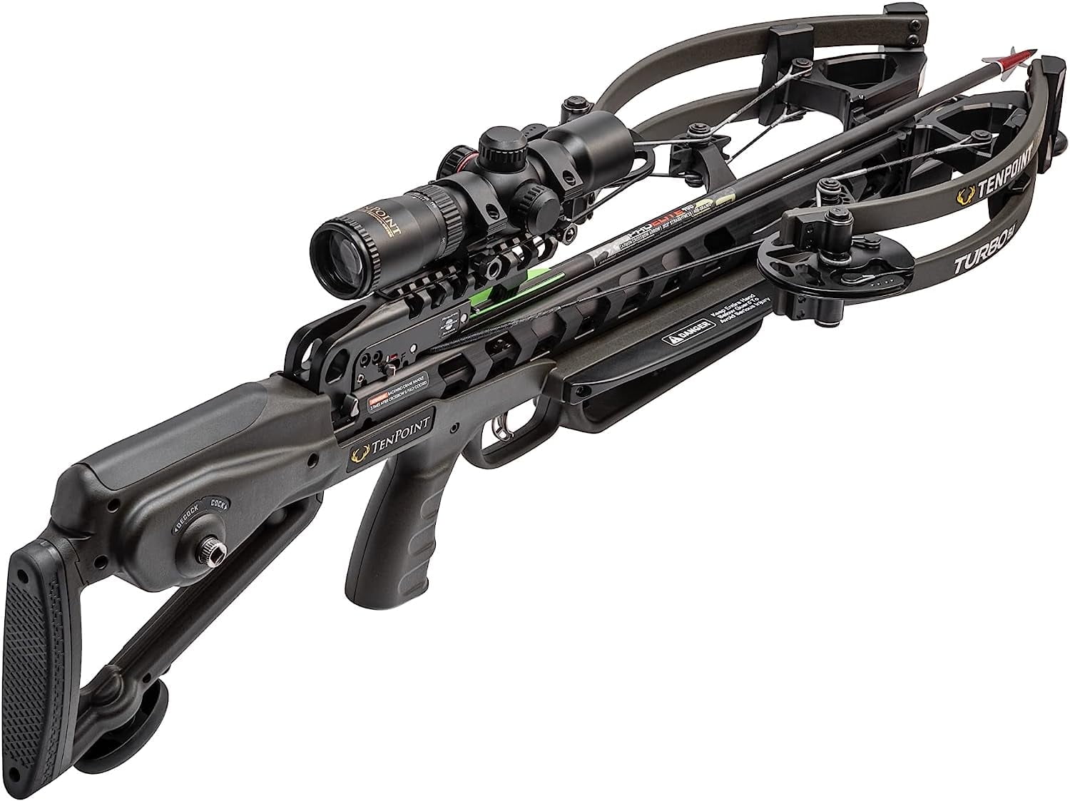 TenPoint Turbo S1 Hunting Crossbow with Pro Scope, ACUslide, Velocity ...