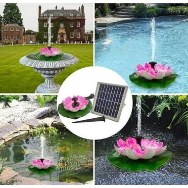 AMHOOEN Swimming Pool Waterfall Fountain - Dual Water Fun Sprinkler ...