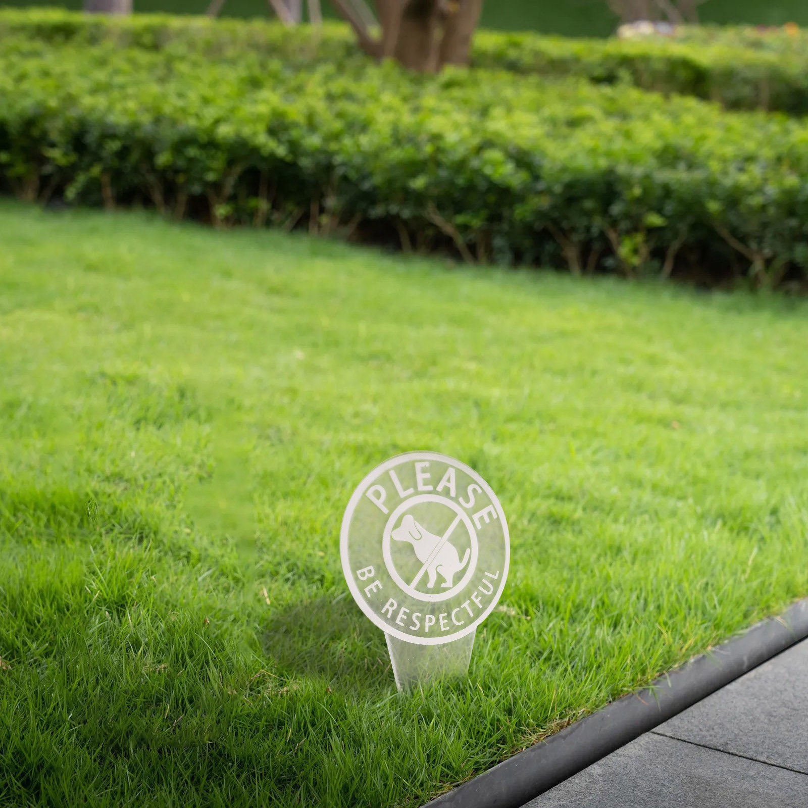 TenYiLy Dog Poop Warning Signs For Yard No Dog Poop Sign For Yard With ...