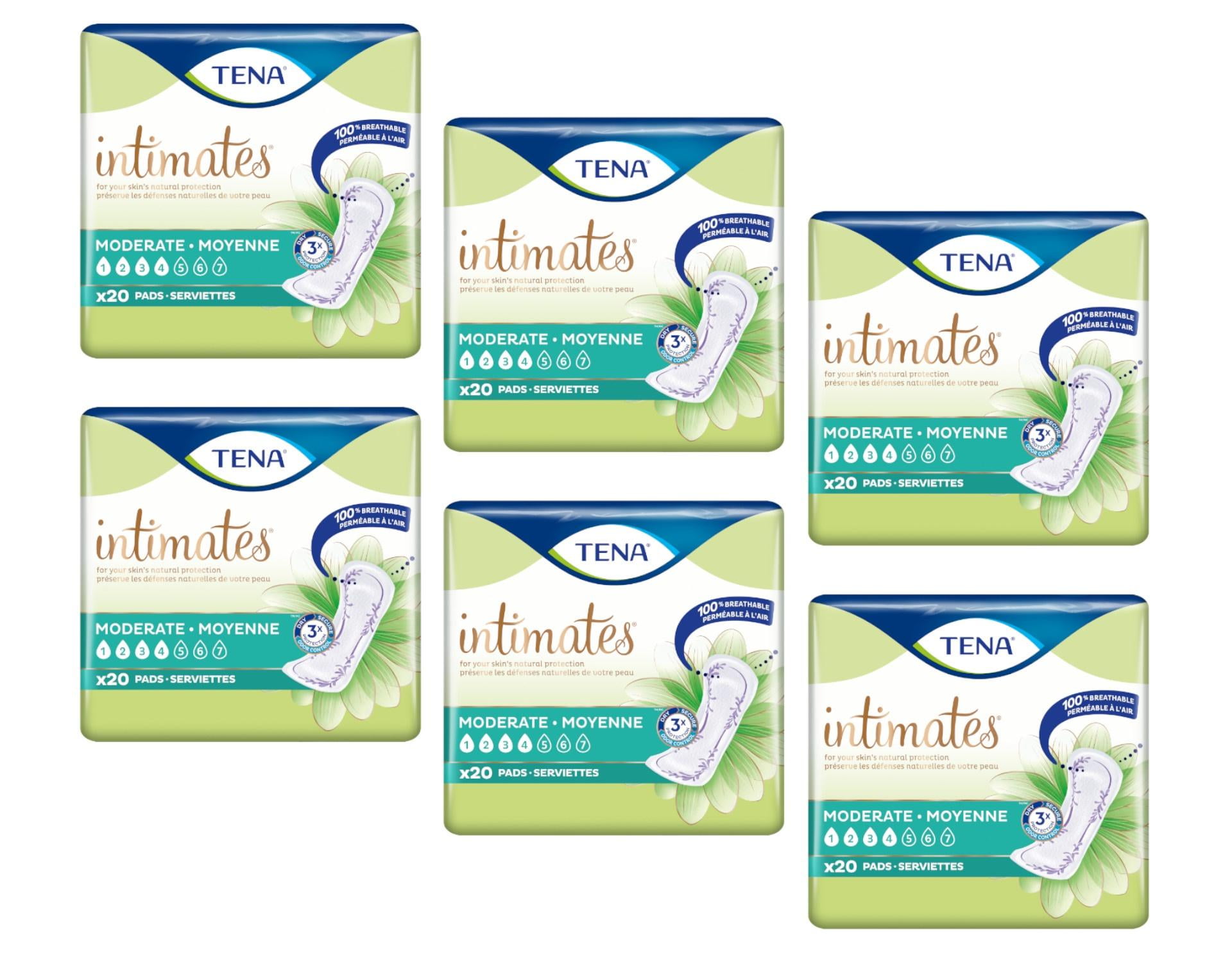 Tena Intimates Moderate Regular Light Day Sanitary Incontinence Pad for ...