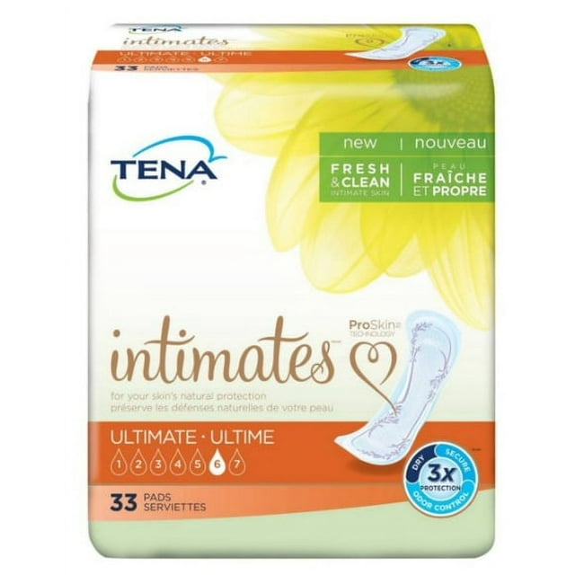 Tena Intimates Heavy Bladder Ultimate Incontinence Pad for Women ...