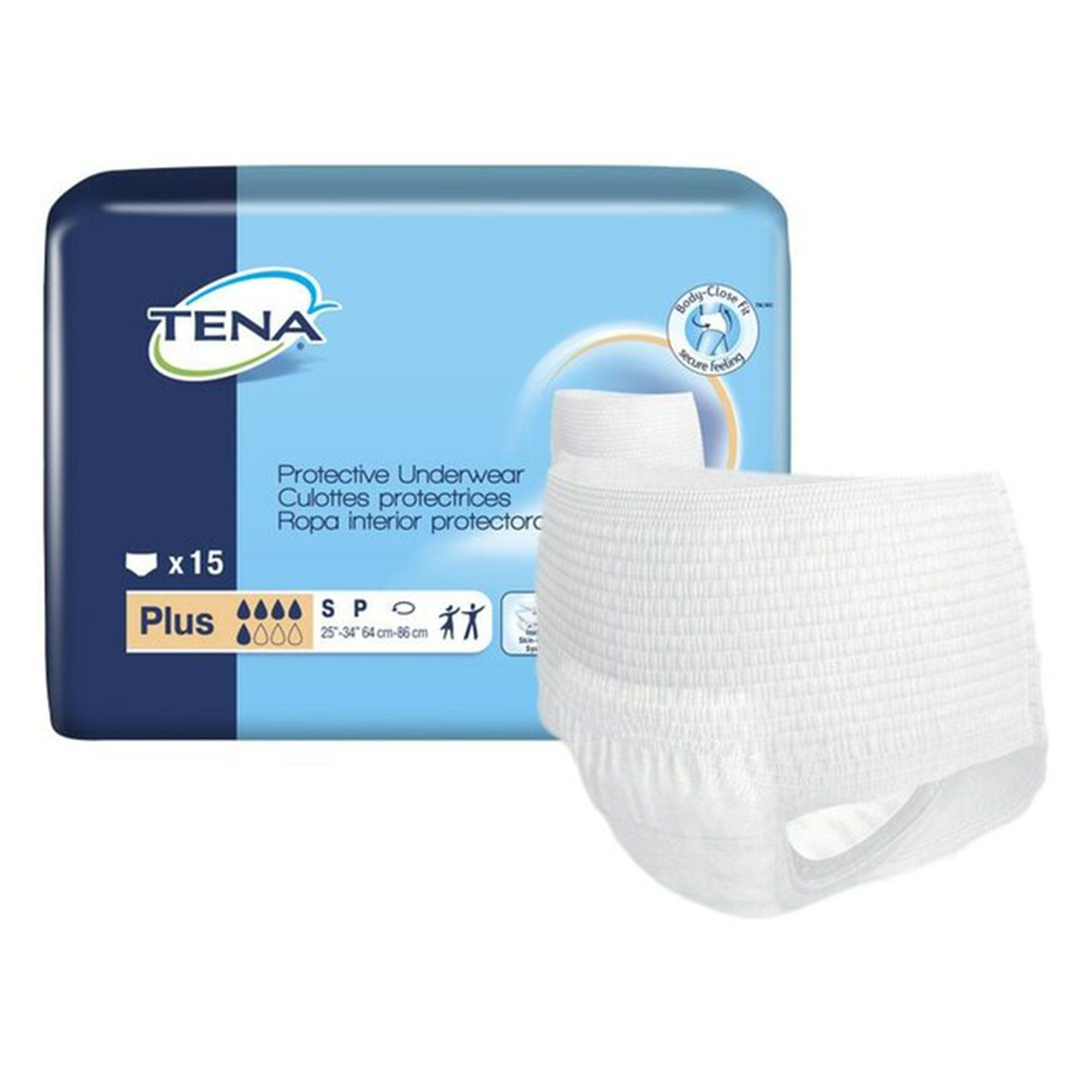 Tena Plus Absorbent Underwear, Extra Extra Large (CS/48) - Walmart.com