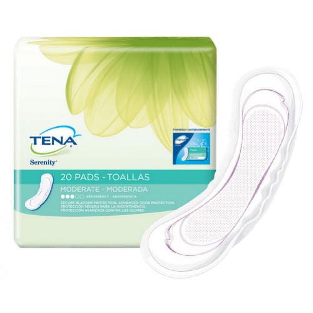 Tena Serenity Moderate Absorbency Pads ''11 Length, 72 Count ...