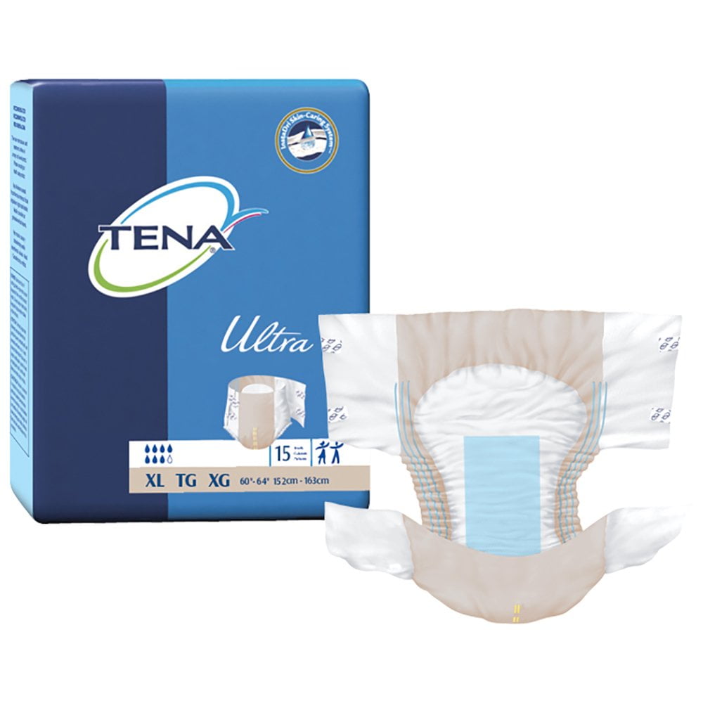 SCA Personal Care Tena Ultra Brief, 60-64 Inch X-Large Heavy Absorbency ...