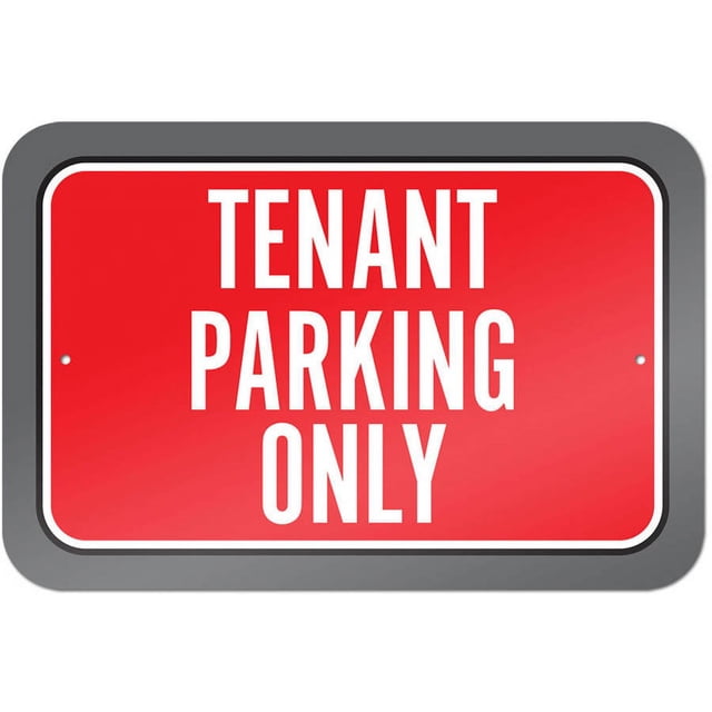 Tenant Parking Only Sign - Walmart.com