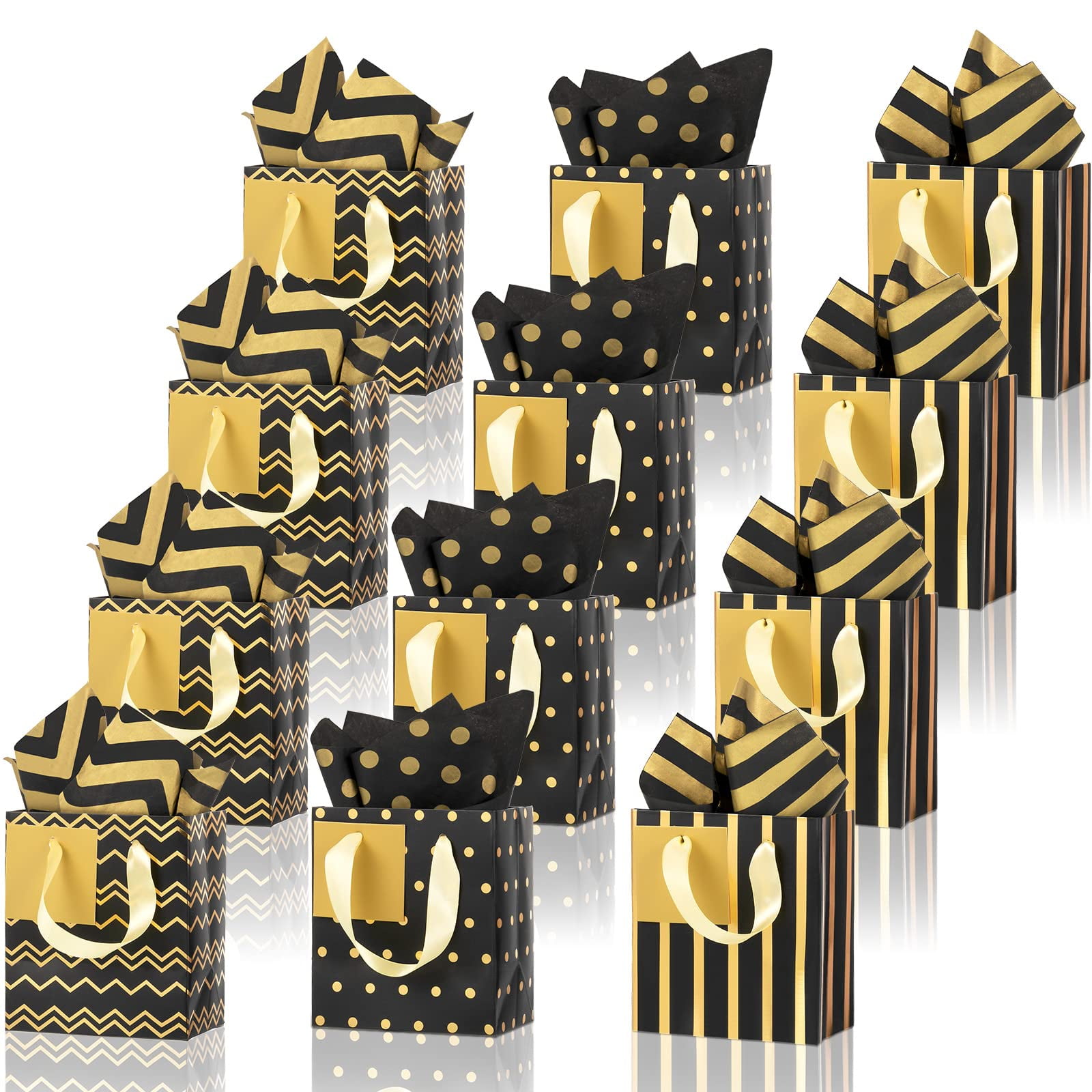 Tenare 12 Pcs EC36 Mother's Day Small Gift Bags, Mini Metallic Paper ... Tenare 12 Pcs EC36 Mother's Day Small Gift Bags, Mini Metallic Paper ...