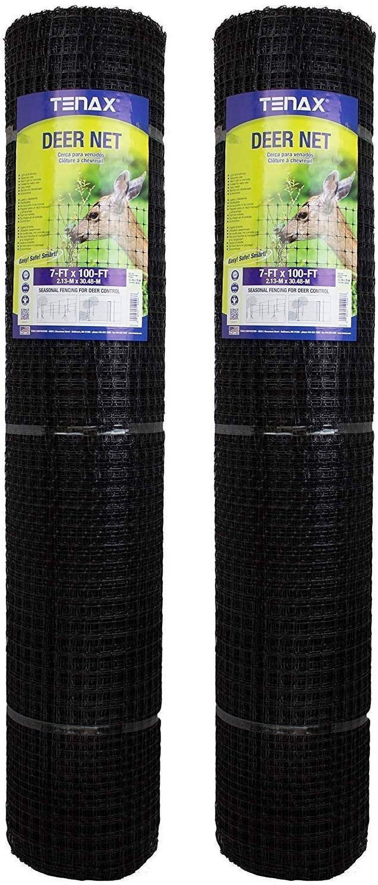 Tenax Deer Netting - Black, 7 ft x 100 ft - Pack of 2 - Walmart ...
