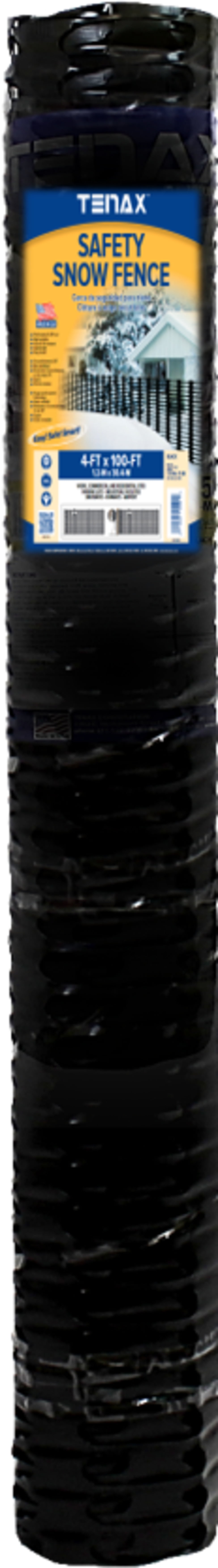 Tenax Safety Snow Fence 4-ft x 100-ft Black - Walmart.com
