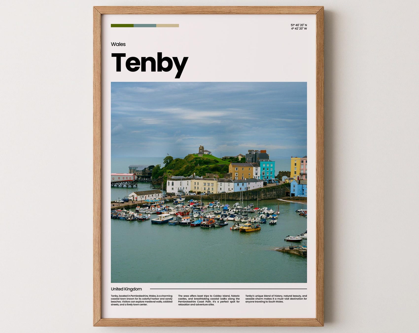 Tenby Poster, Tenby Print, Tenby Photo, Tenby Art, Wales Poster, Wales ...