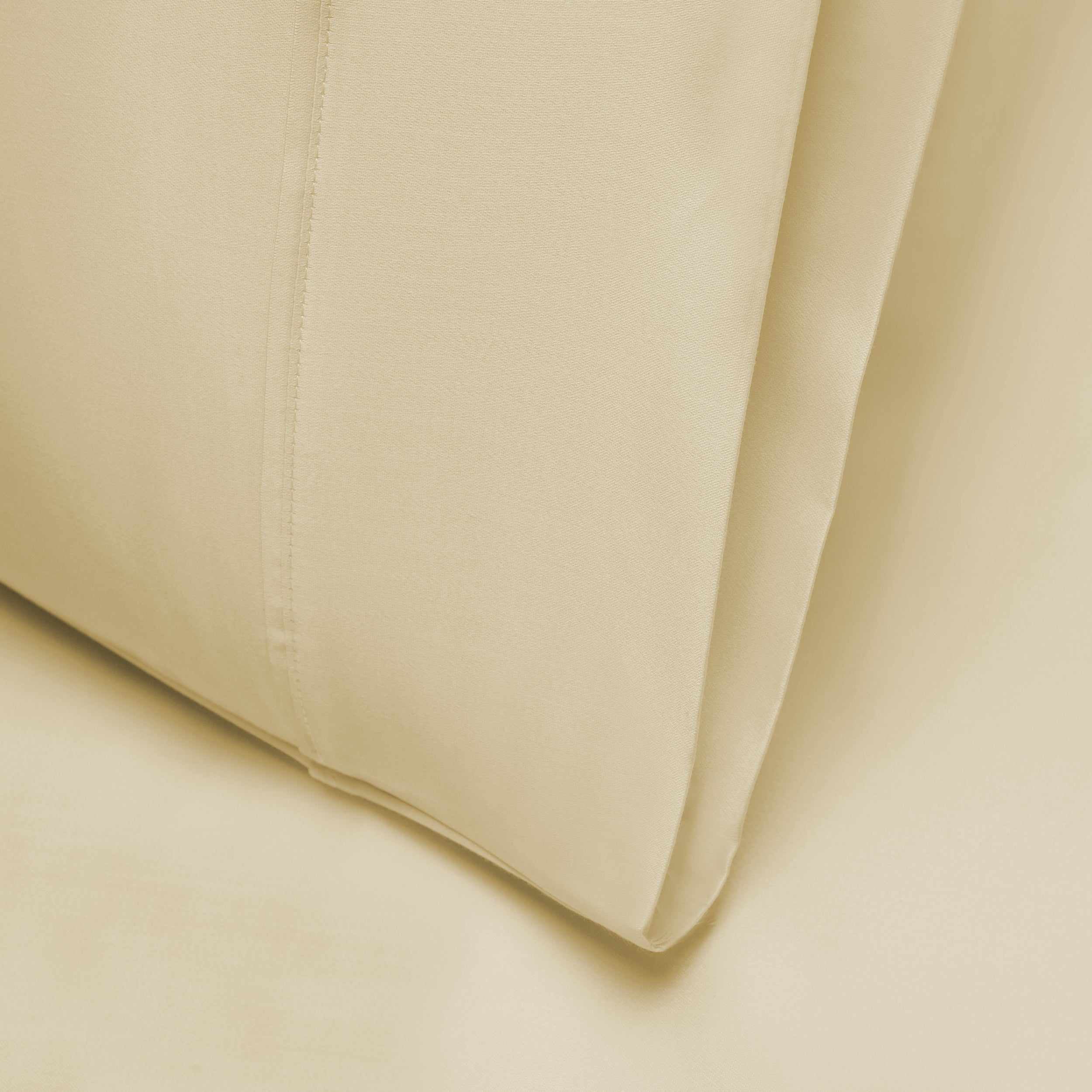 Tencel-Polyester Blend Wrinkle-Resistant 1000-Thread Count Solid Sheet ...