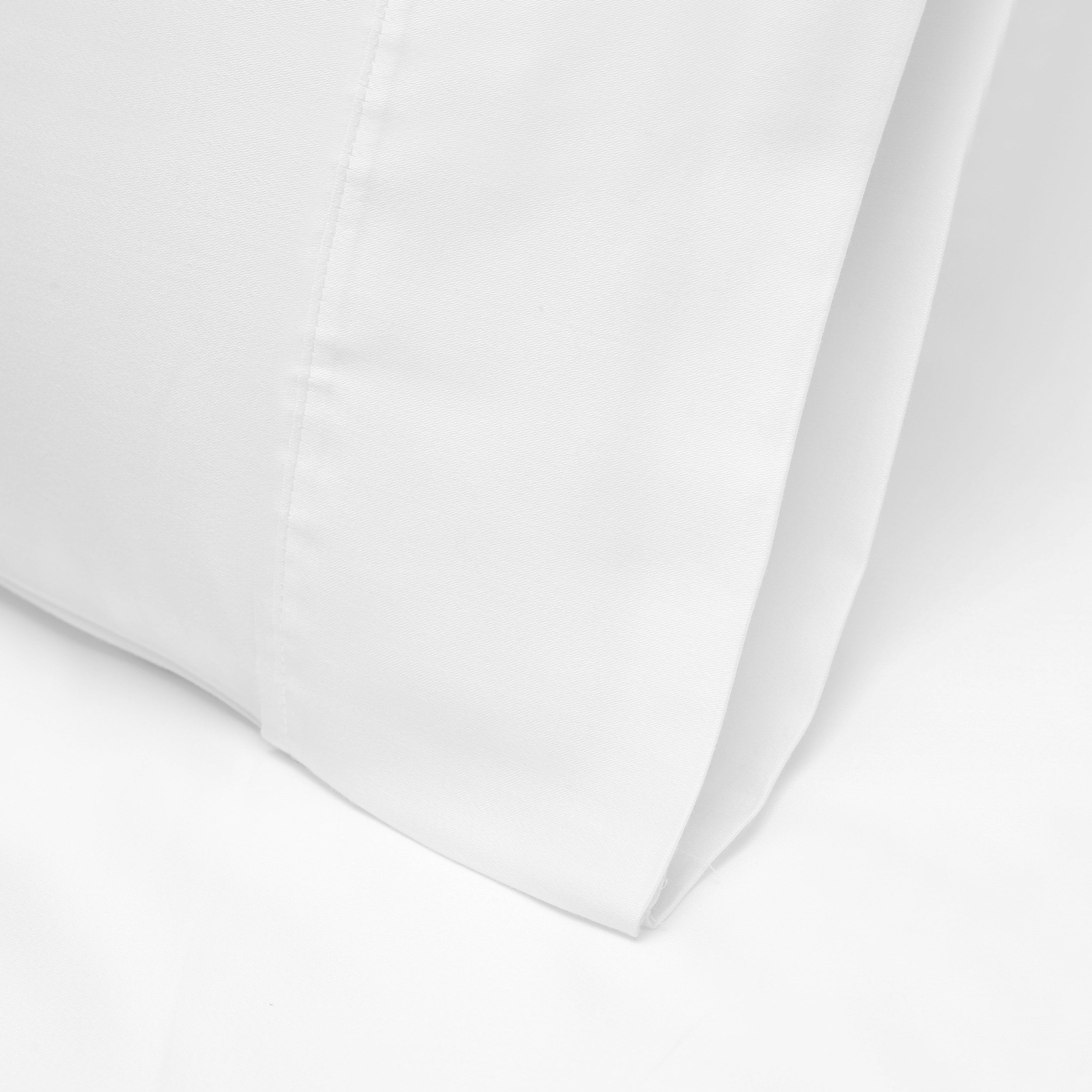 Tencel-Polyester Blend Wrinkle-Resistant 1000-Thread Count Solid Sheet ...