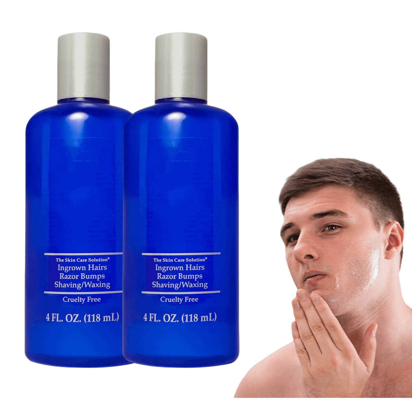 Tend Skin Solution 4oz - Razor Bump & Ingrown Hair Treatment for Post-Shave/Wax （2pc） - Walmart.com