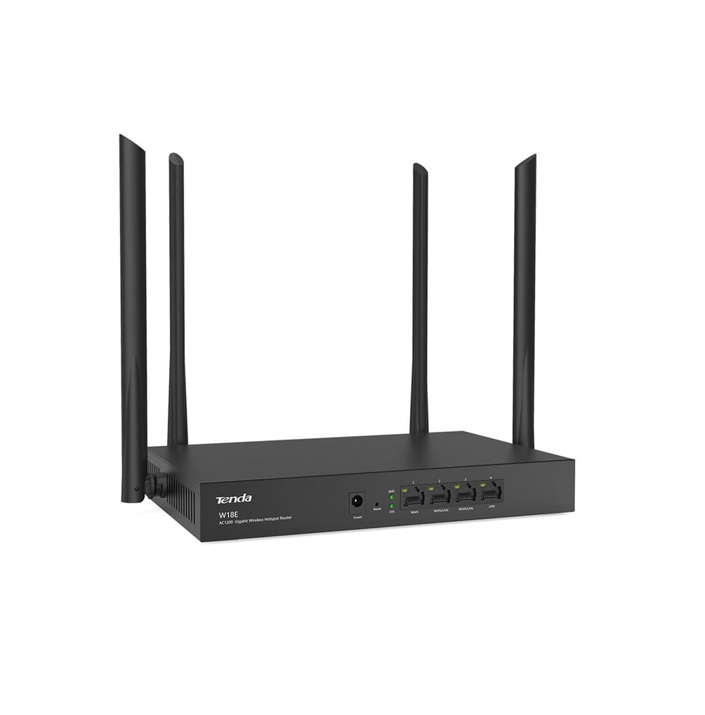 Tenda W18E - AC1200 Gigabit Wireless Hotspot Router - Walmart.com