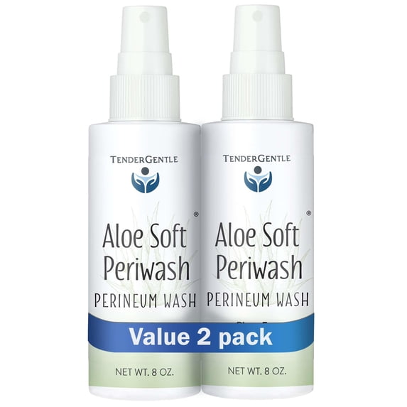 TENDERGENTLE Tender Gentle Perineal Spray, 8 oz, 2 Pack, Soothing Aloe ...