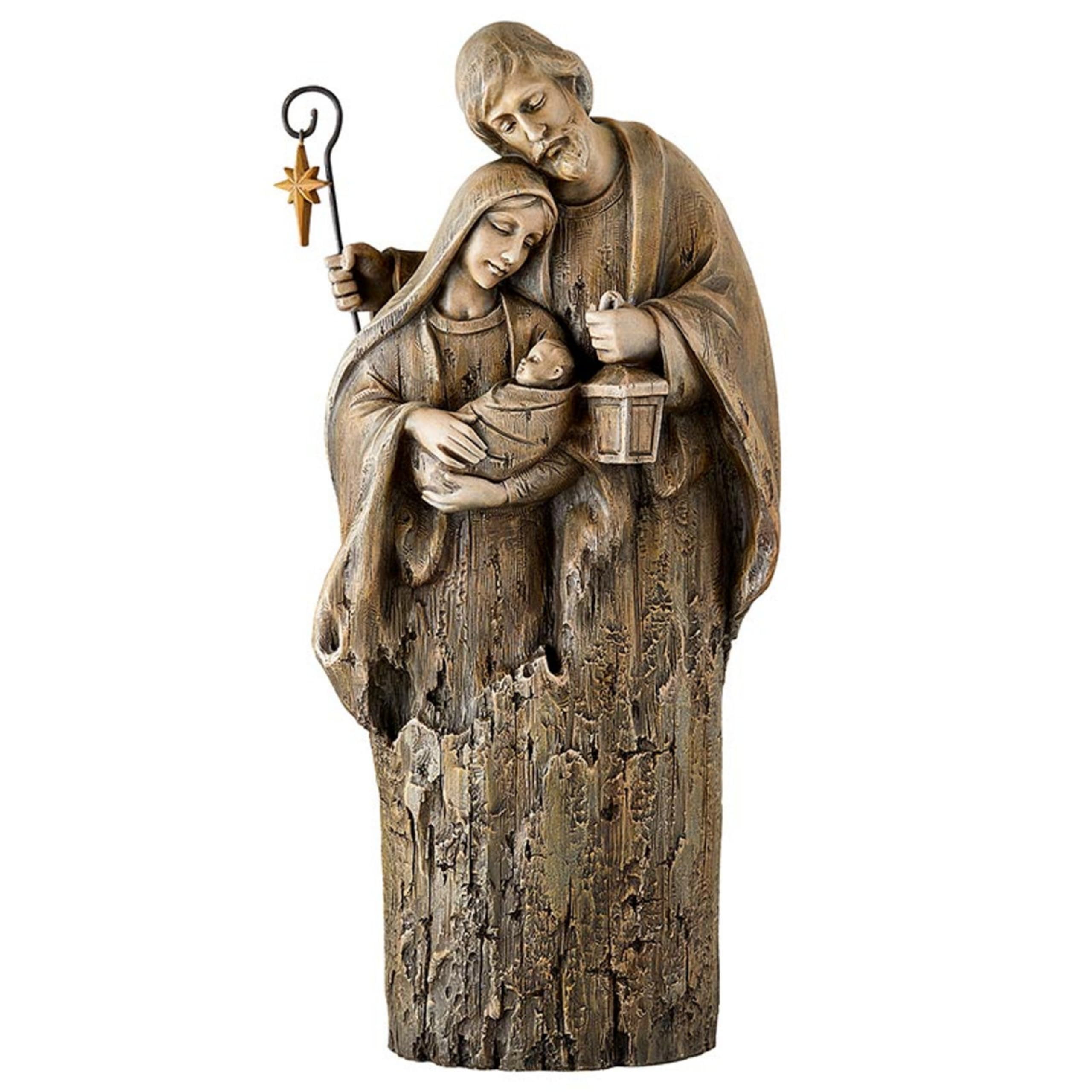 Tender Holy Family Statue Tabletop Figurine, Catholic Statues Christmas ...