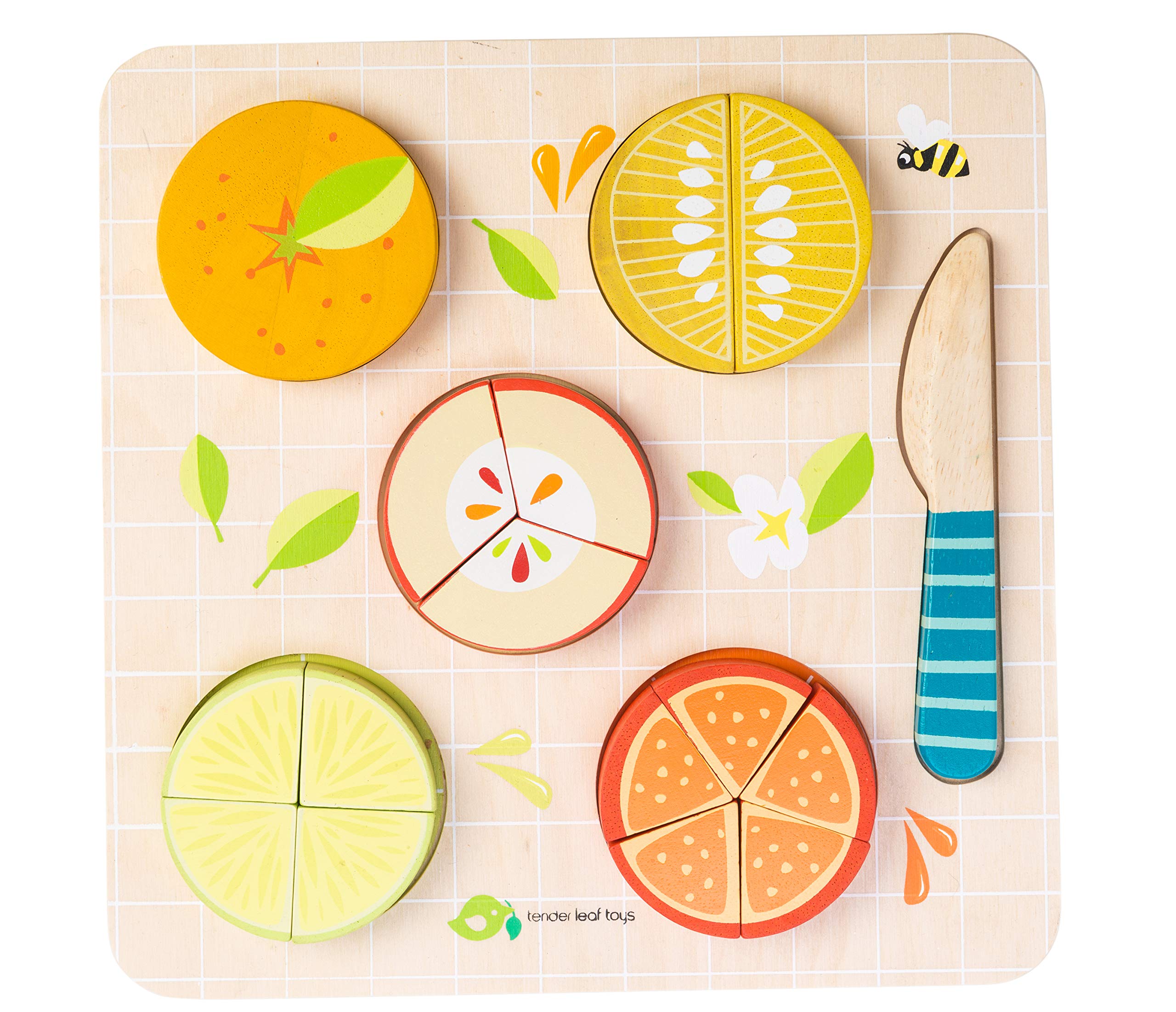 Tender Leaf Toys - Citrus Fractions - Math Learning Wooden Toys ...