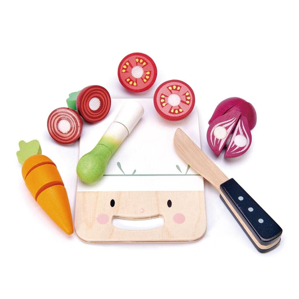 Tender Leaf Toys - Mini Chef Chopping Board - Pretend Food Play Cutting ...
