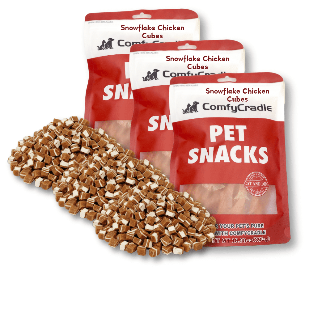 Tender Touch Snowflake Chicken Bites, Premium Dog Treats with USA ...