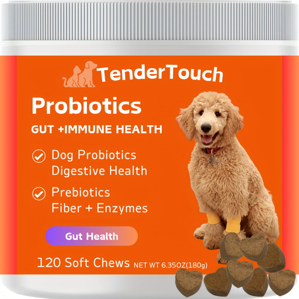 TenderTouch Probiotics for Dogs, Dog Probiotics for Digestive Support ...