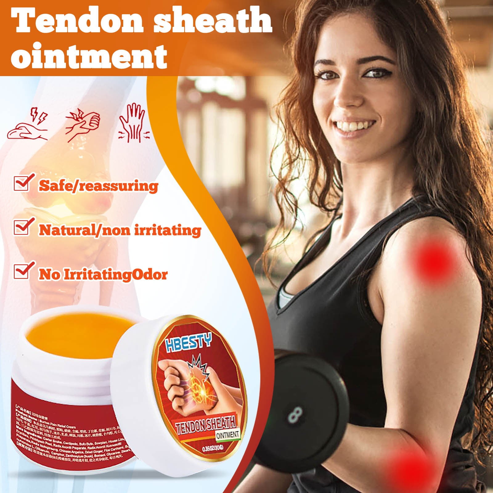 Tendon Sheath Creams Thumb Massage Creams Tennis Elbow Wristitis Wrist ...