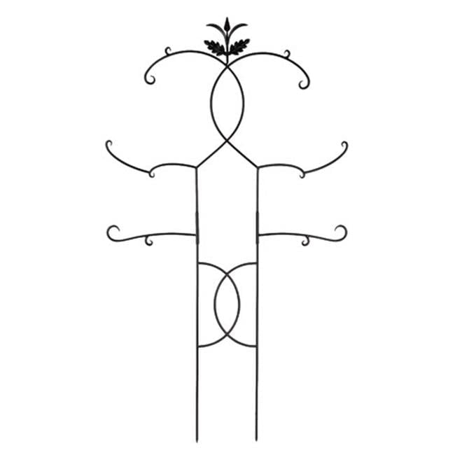 Tendrils Trellis II Powder Coated - Black - Walmart.com