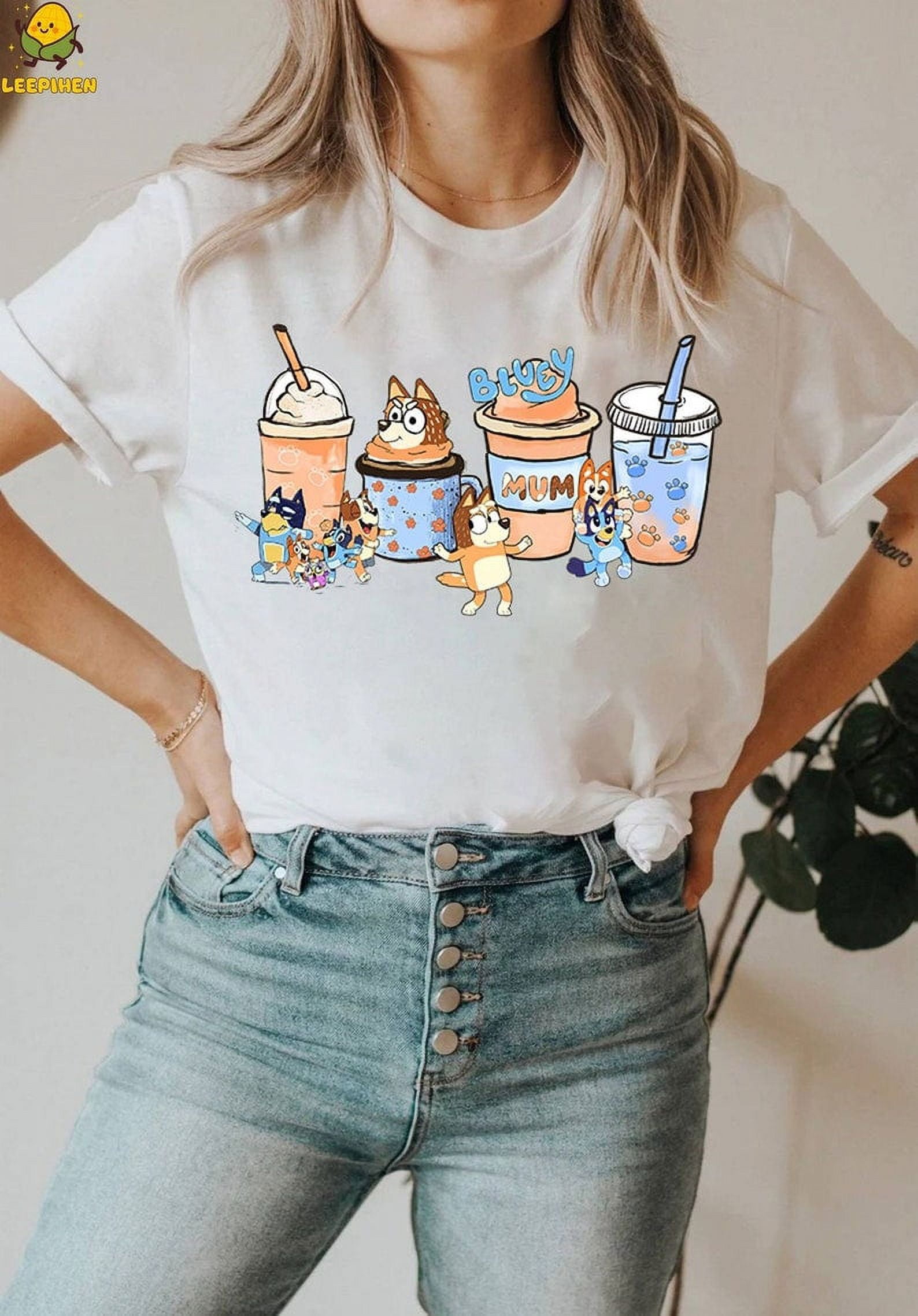 TendyTee Bluey Family Shirt, Bluey Coffee Shirt, Bluey Mama Sweatshirt ...
